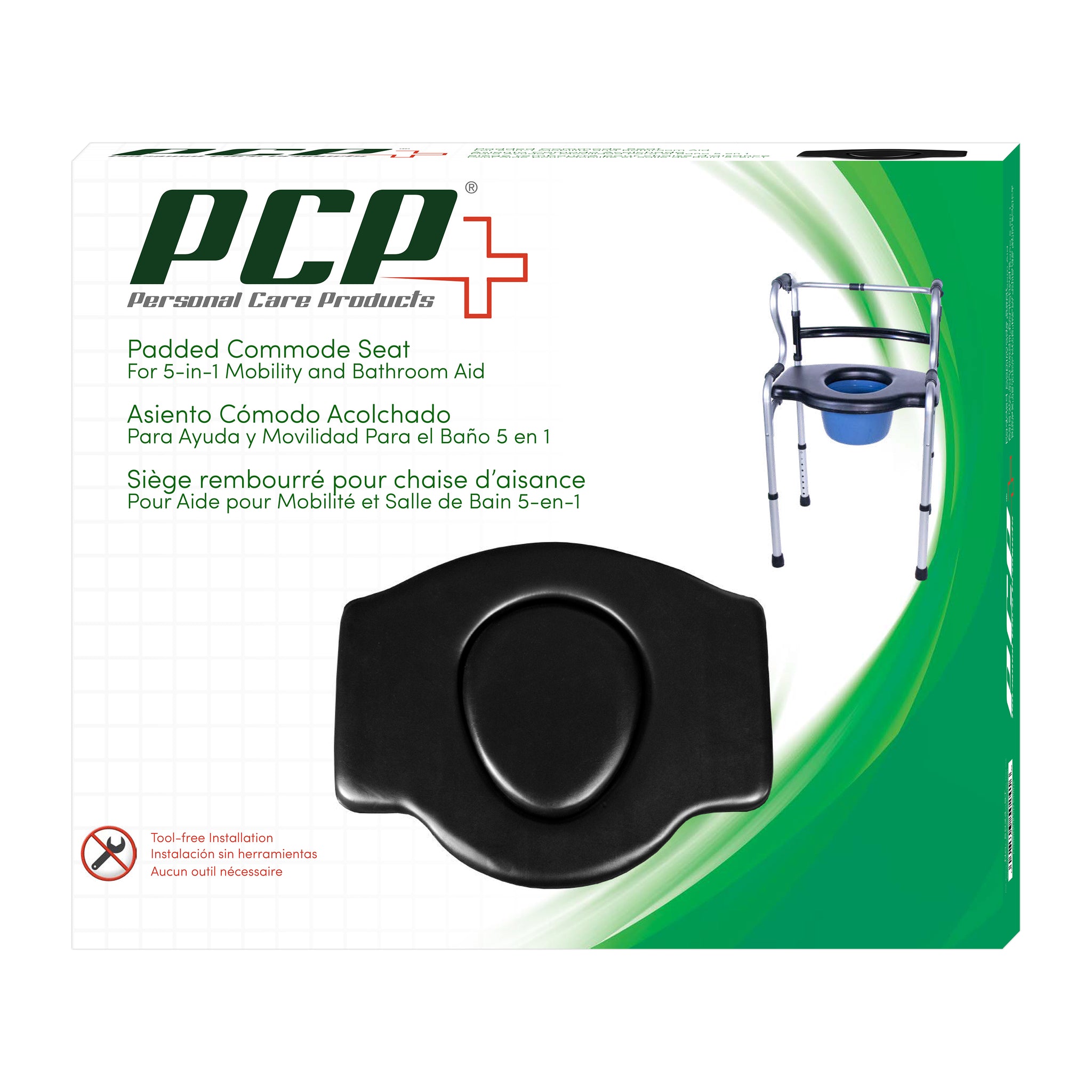 5024-ST / Padded Commode Seat – PCPMedical